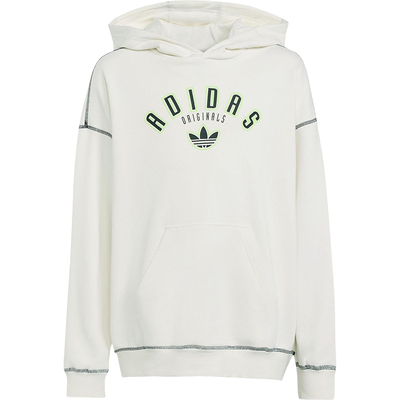 Adidas/阿迪达斯正品三叶草大童耐穿休闲经典日常连帽卫衣JX5267