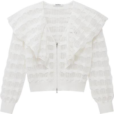 DAZZLE地素针织开衫春秋