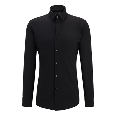 Boss男士修身长袖衬衫