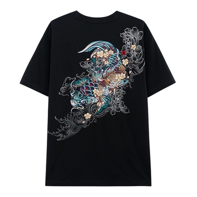 ONIARAI/鬼洗花麒鲤短袖T恤