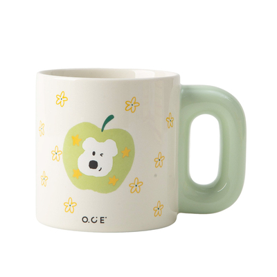 OCE苹果派-胖胖杯耐高温食品级马克杯大容量500ml陶瓷杯