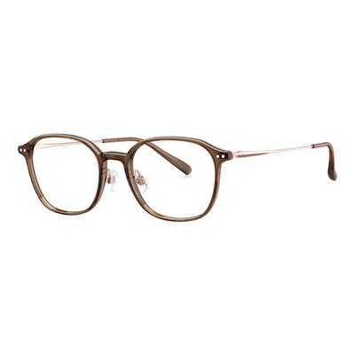 【元气摩卡小棕镜】QINA亓那潮流个性眼镜显白近视镜男女QJ5190