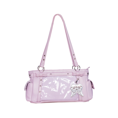 新年礼物LOLA DESIGN韩女ins波士顿追星痛大容量单肩腋下包包娃包