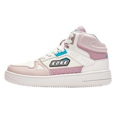 高帮板鞋鸿星尔克运动休闲女