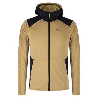 MONTURA防风攀岩男拼接抓绒夹克