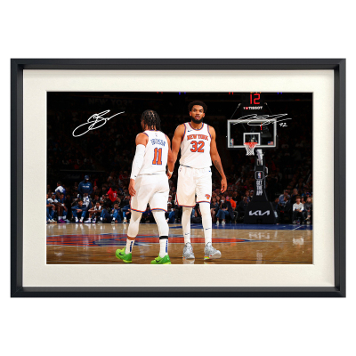 尼克斯布伦森唐斯相框挂画摆台NBA篮球海报照片墙装饰画球迷周边