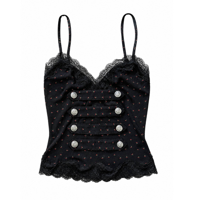 FOURFORTY ADMIRAL FLORAL CAMI 少女时代 拿破仑碎花蕾丝吊带