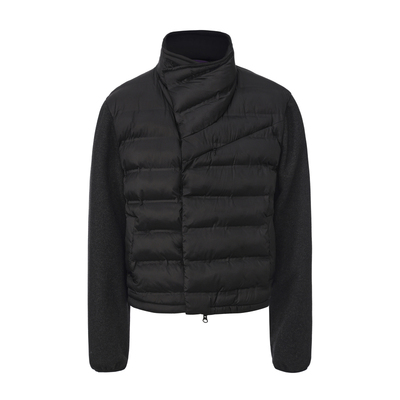 Shift Vare革真 斜领拼接羊毛棉服休闲通勤男夹克外套2026新款