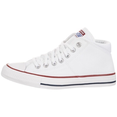 百搭黑白中帮休闲帆布鞋女鞋