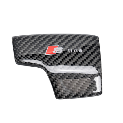 奥迪Audi真碳纤维挡把替换安装