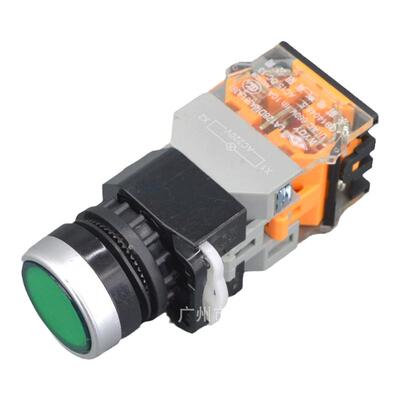 上海永前 带灯按钮 LA128D-11DN 复位 红 绿 黄