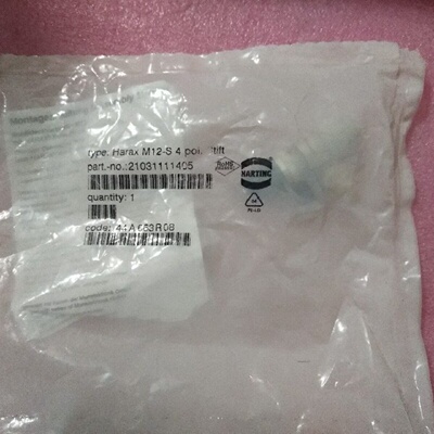 议价全新原装正品HARTING哈丁连接器 Harax M12-S4，21031111405