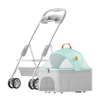 旺猫宠物推车轻便一键折叠可分离