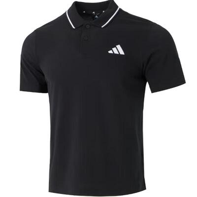 滔搏adidas阿迪达斯男子POLO衫舒适运动休闲短袖T恤JE9023
