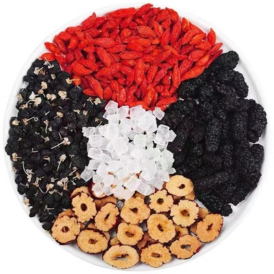 桑葚枸杞黑枸杞红枣干养生组合独立小包装熬夜强气血肾茶补男女精