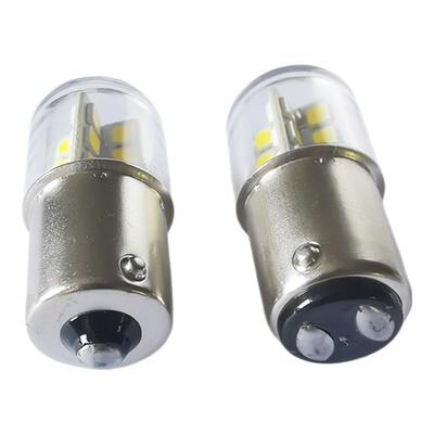 BA15D卡口单双触点LED灯泡ba15s船用信号航行灯超亮6V12V24V220V