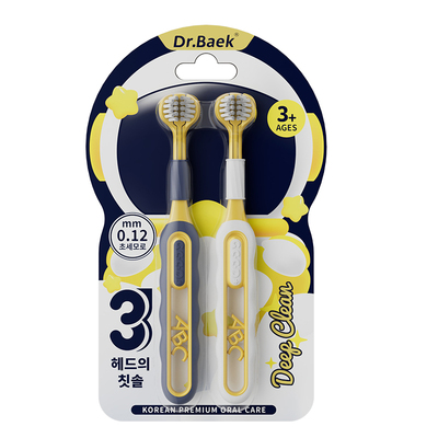 【日本仕卫特】儿童抗菌三面牙刷