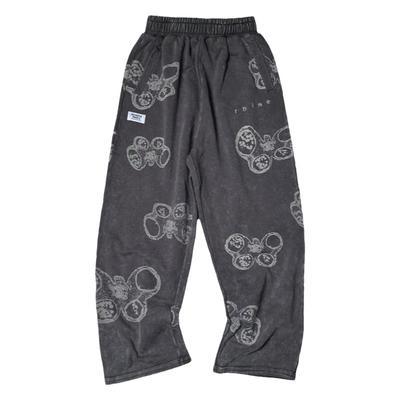 章自豪RHIME USA 23FW Floralien Sweatpants 洗旧花斑飞船卫裤