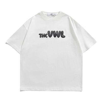 适中宽松休闲短袖VWL果冻胶印