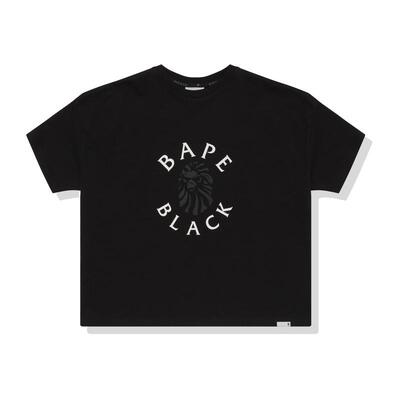 暗黑猿人字母图案短袖T恤BAPE