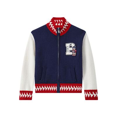 TeenieWeenieKids拉链开衫毛衣