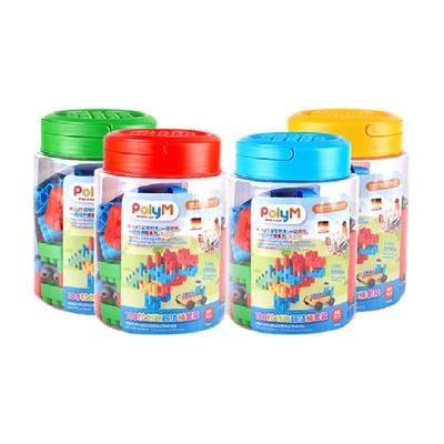 hape拼装拼插百变大颗粒积木