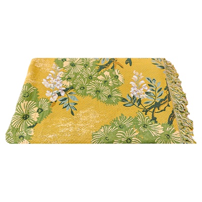 万见「松间花事」法式南洋风盖毯