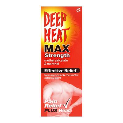欧洲直邮Deep Heat浓缩热疗按摩膏缓解肌肉损伤关节酸痛3支装