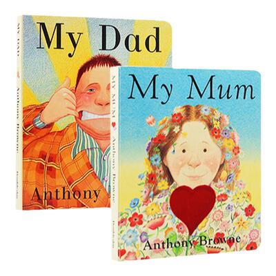 英文原版我爸爸我妈妈启蒙纸板书