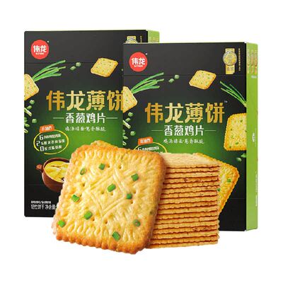 山姆同厂香葱鸡片咸味薄脆饼干