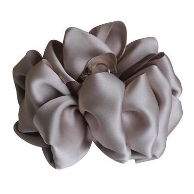 法式多层缎面布艺抓夹大号鲨鱼夹