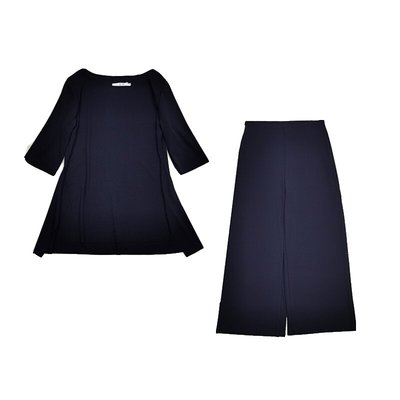 冰丝阔腿裤套装女针织衫休闲