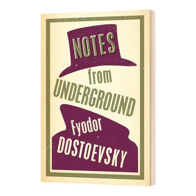地下室手记 英文原版 陀思妥耶夫斯基文集 Notes from Underground 世界经典名著 卡拉马佐夫兄弟罪与罚白痴白夜作者 进口英语书籍