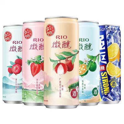RIO预调鸡尾酒微醺强爽330ml*5罐