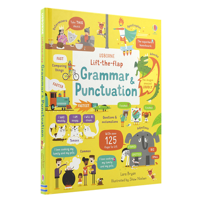 Usborne Lift-the-Flap - Grammar and Punctuation 尤斯伯恩 语法&标点 翻翻书 趣味翻翻页设计 英语语法和标点认知 英文原版