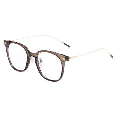 韩系方圆脸素颜防蓝光近视眼镜