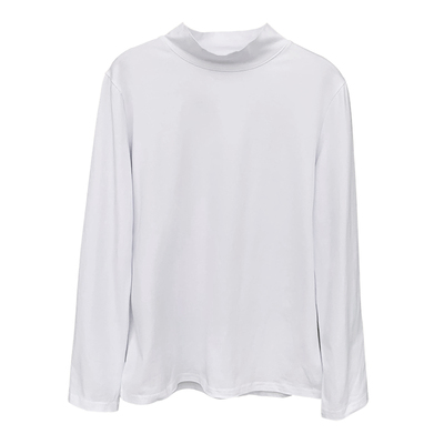 小立领纯棉内搭长袖打底衫上衣