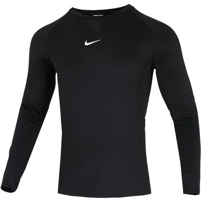 耐克男装紧身运动长袖T恤