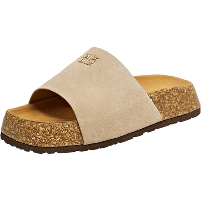 天美意2025新款休闲时尚厚底增高外穿凉拖女勃肯鞋KK038BH5