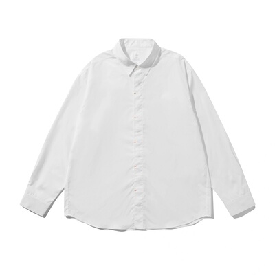 OCTOBEELAB百搭长袖翻领衬衫衬衣