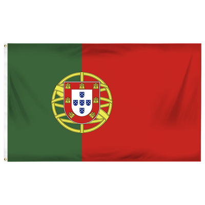 欧洲杯24强2024足球葡萄牙国旗C罗国家队队旗旗帜旗子Portugal