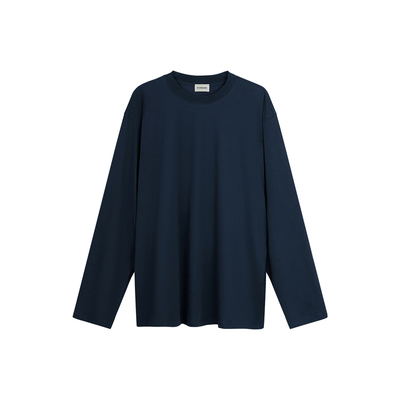 ECHOADE极简实穿 甄选匹马棉长期主义宽松长袖T恤