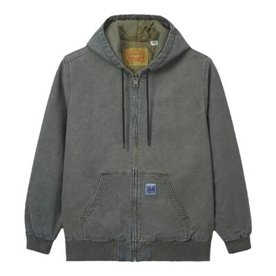 李维斯WORKWEAR男士连帽夹棉外套