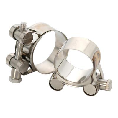 304不锈钢加厚手拧蝶形卡箍