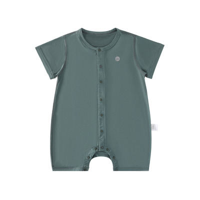 婴儿连体衣夏季短袖天竹纤维哈衣