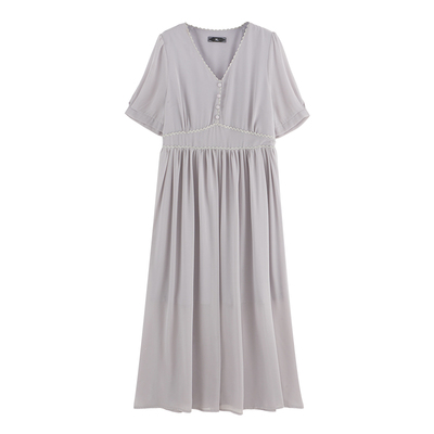 胖mm梨型身材绝美微胖大码连衣裙