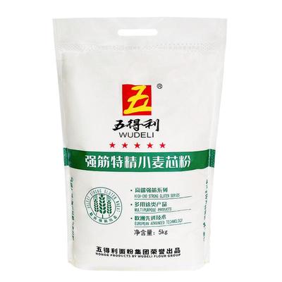 五得利强筋特精小麦芯粉5kg包子