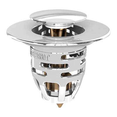 面盆洗手盆弹跳芯防臭地漏堵孔塞洗脸盆按压式下水器过滤塞子通用