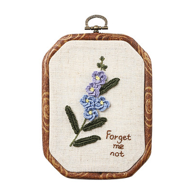 阿卡手工刺绣diy材料包法绣