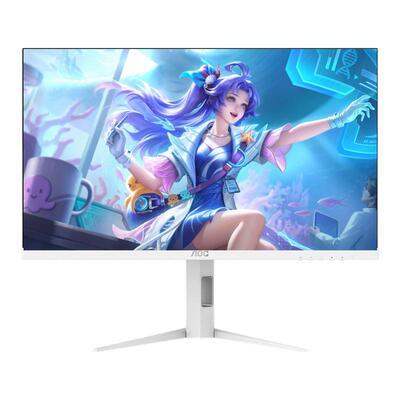 AOC U27G4/WS 27英寸4K高清IPS屏160Hz双模1K320Hz白色电脑显示器